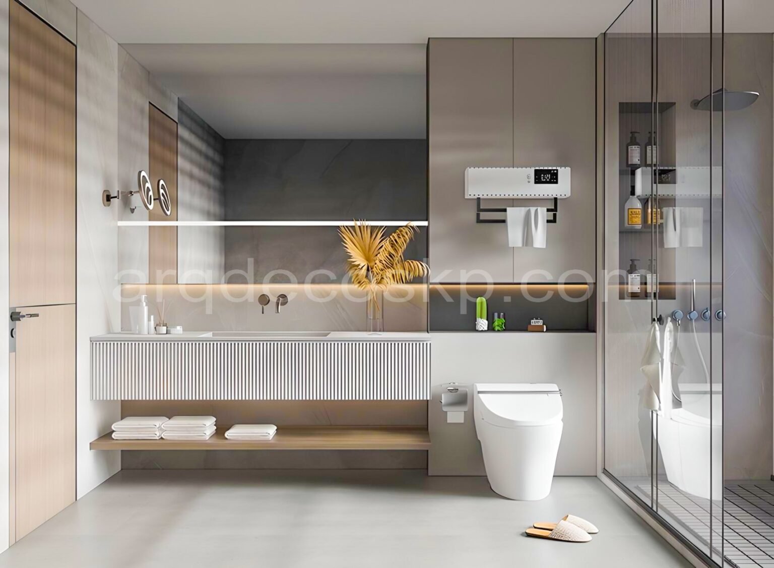 Descarga modelo interior de baño para Sketchup - arqdecoskp.com